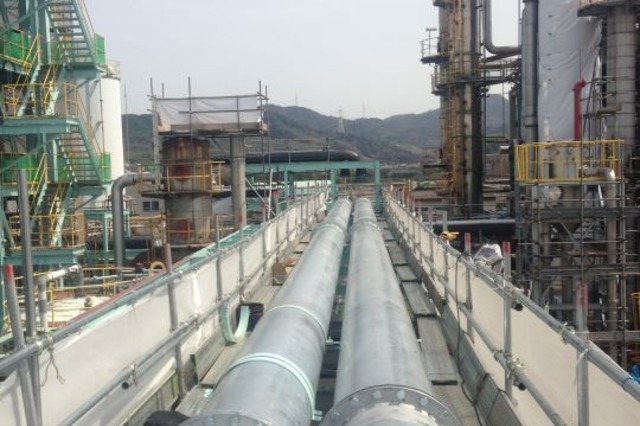 800A製作・取付 | 工事実績 | プラント機器の設計から現地施工まで｜倉敷の光矢工業